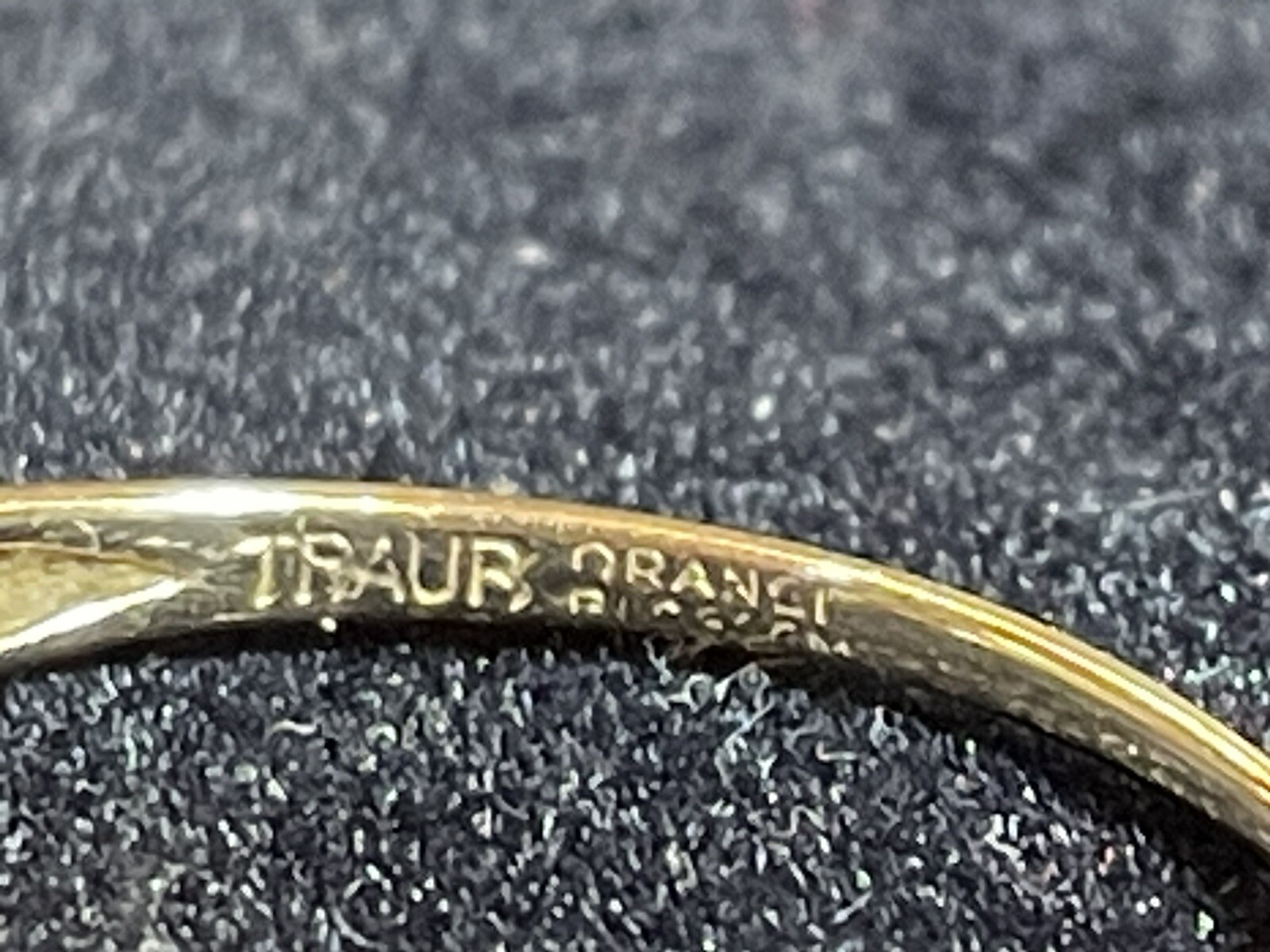 ANTIQUE 14K GOLD ROSE CUT DIAMOND RING SIGNED TRAUB… - Gem