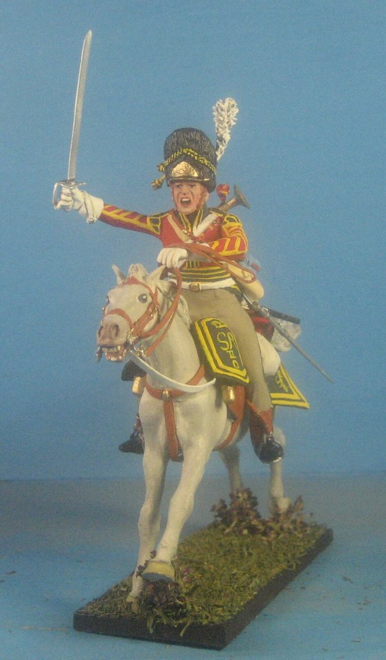Unassembled British Scots Greys, White Metal 60 mm 1/30 Figure kit VID ...