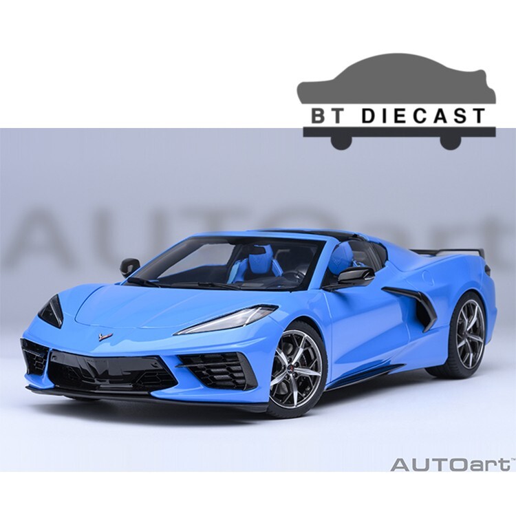 AUTOart CHEVROLET CORVETTE C8 STINGRAY Z51 1/18 RAPID BLUE 71281 | eBay