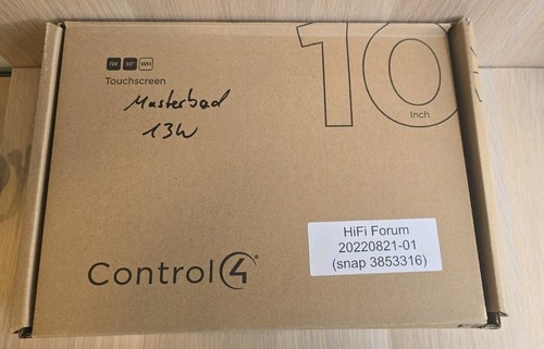 Control4 T4 Touchscreen 10” Wall Panel - White - C4-T4IW10-WH- Spares ...