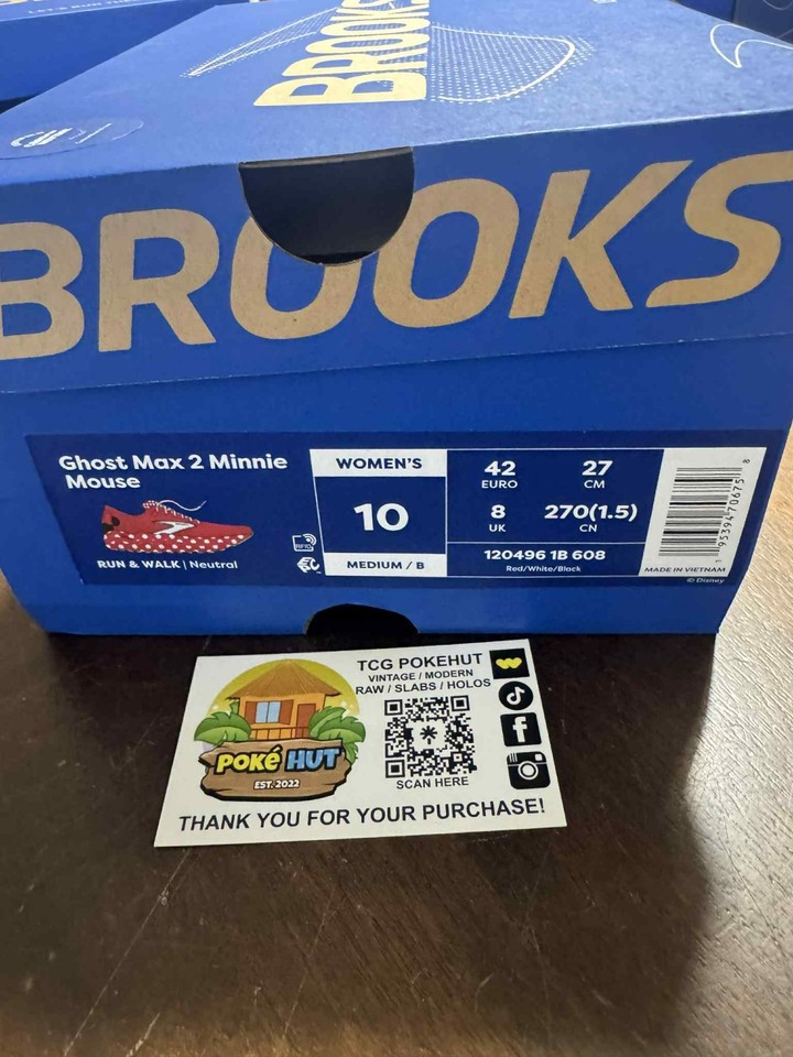 NEW Brooks RunDisney Ghost Max 2 Minnie Mouse Women’s Run Walk Shoes ...