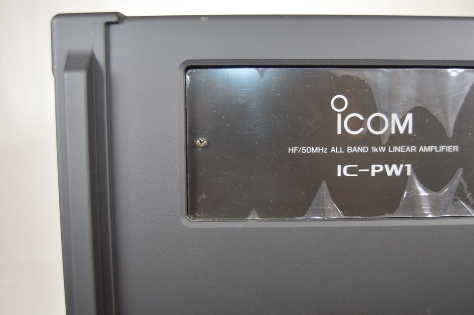 Icom IC-PW1 Ham Radio HF 50MHz 1KW Solid State Linear Amplifier Tested ...