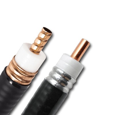 Corrugated 7 8 Feeder Cable 50 Ohms PE Coaxial 7/8'' Hard Line Cable ...