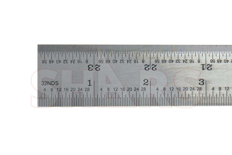 24" Flexible Ruler / Rule Steel 8ths- 64ths Precision Machinist 4R R ...
