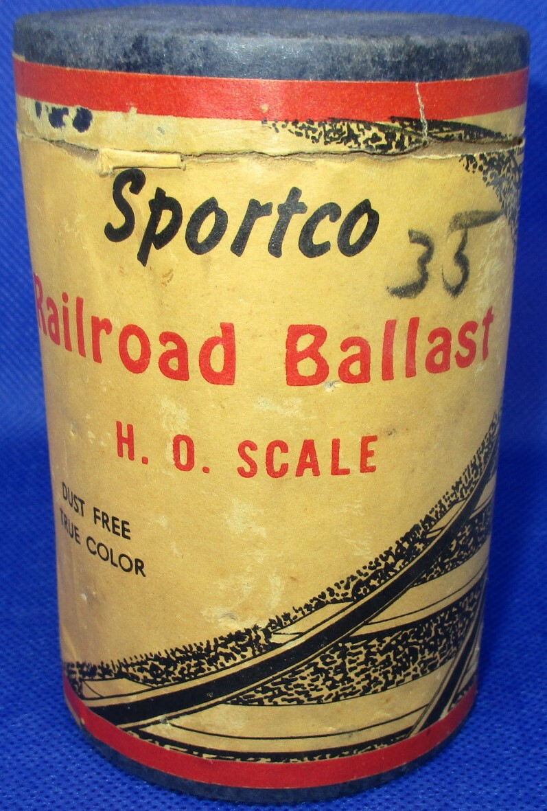 Vintage Model Train Railroad Ballast Sportco Products HO Scale - Used ...