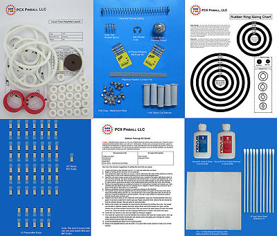 1973 Williams Travel Time Pinball Deluxe Tune-up Kit - Includes Rubber ...