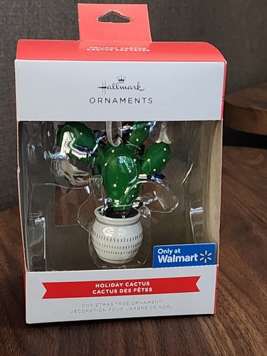 Hallmark 2023 Cactus Christmas Ornaments With String Colored Lights New ...