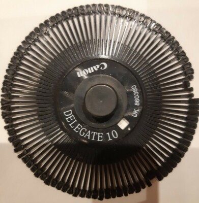 Typewriters & Word Processors - Typewriter Daisy Wheel Font