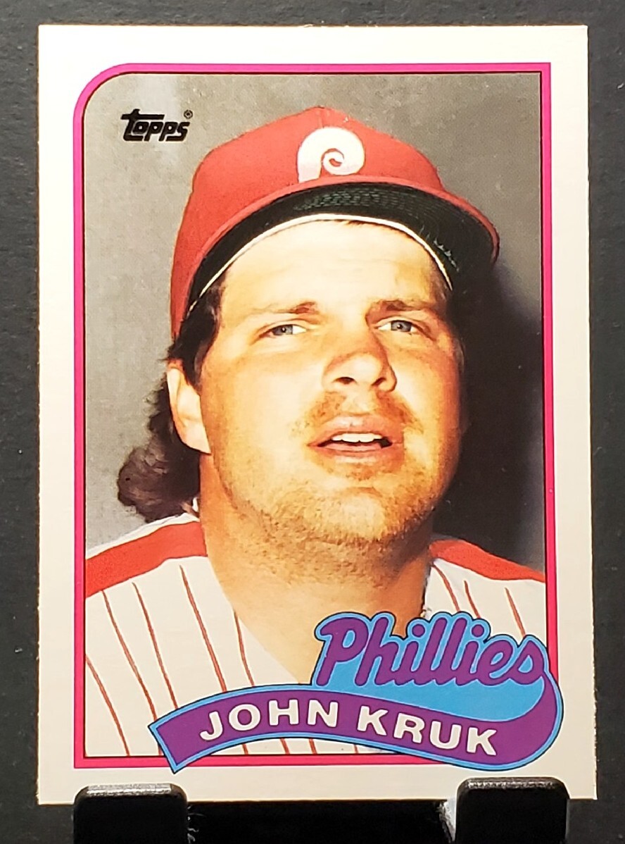 1989 Topp Traded #63T John Kruk PHILLIES baseball card⚾️NM/MT | eBay