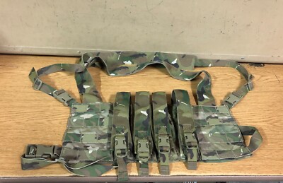GENUINE US ARMY SF EAGLE INDUSTRIES MP5 CHEST RIG 4 X MAG MULTICAM ...