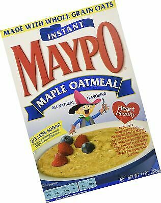 Maypo Whole Grain Instant Maple Oatmeal Cereal 14 oz for sale online | eBay
