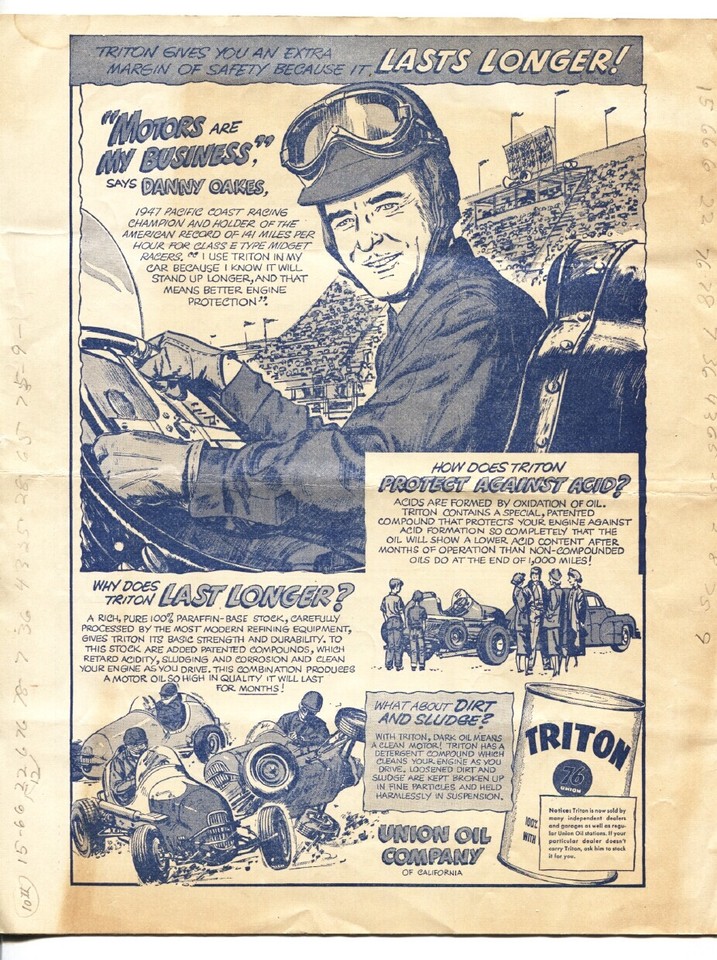 Gilmore Stadium Turkey Night Grand Prix Racing Program Midget races ...