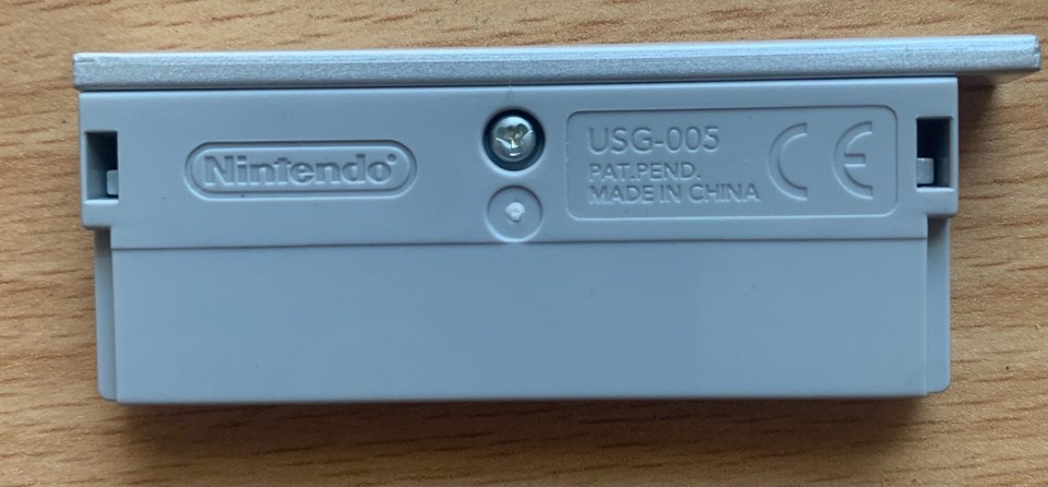 OEM Nintendo DS Lite Metallic Silver GameBoy Advance Slot Cover - USG ...