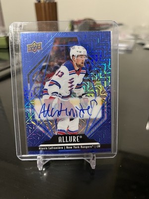2022-23 Upper Deck Allure ALEXIS LAFRENIERE Blue Line Auto /35 | eBay