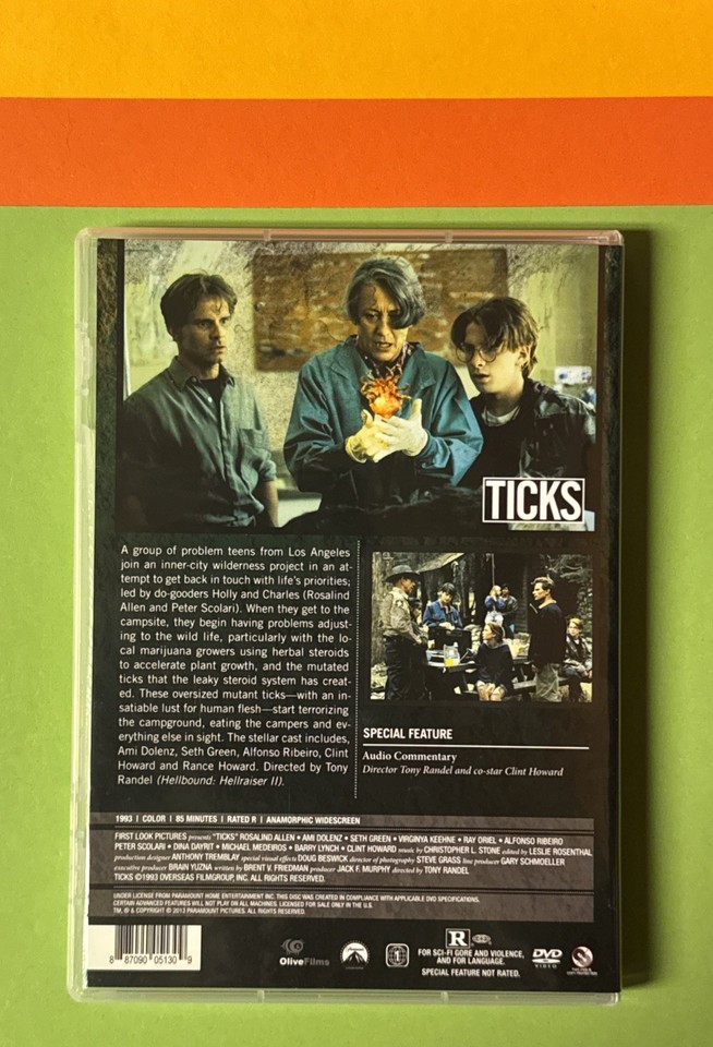 Ticks DVD 1993 Olive Films Seth Green | eBay