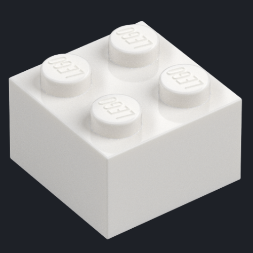 LEGO PIECES - WHITE BRICK 2X2 - No 3003 / 300301 - QTY 20 | eBay