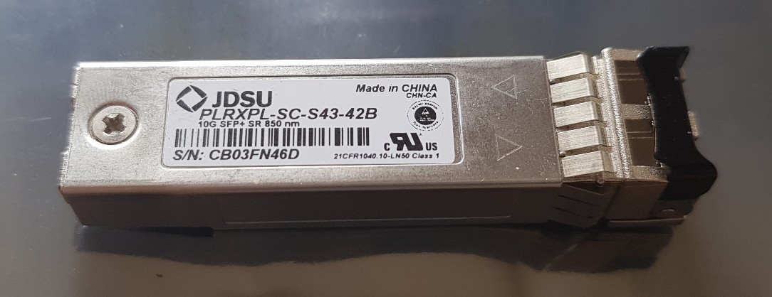JDSU PLRXPL-SC-S43-42B 10GbE 10GE 10GBASE-SR EtherNet SFP+ LC MMF SW ...