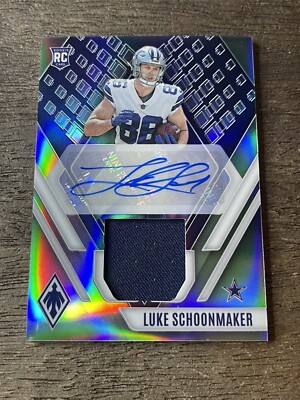 2023 Panini Phoenix - Rookie Auto Jersey #RAJ-LS Luke Schoonmaker /299 ...