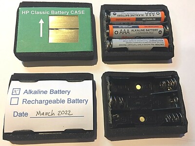 Alkaline Hewlett Packard Calculator Battery CASE HP 35, 45, 55, 65, 67 ...