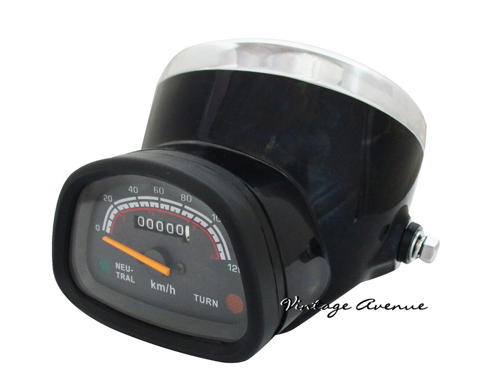 HONDA CD125 CD175 CT90 CT110 HEAD LIGHT LAMP+SPEEDOMETER+CASE BUCKET *B ...