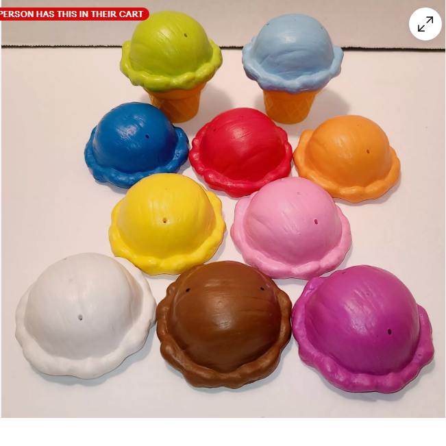 Smart Snacks Rainbow Color Cones Stacking 1 Pc Ice Cream | eBay