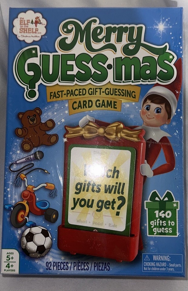 Merry Guess-mas Card Game Fast-Paced, Gift-Guessing NEW | eBay