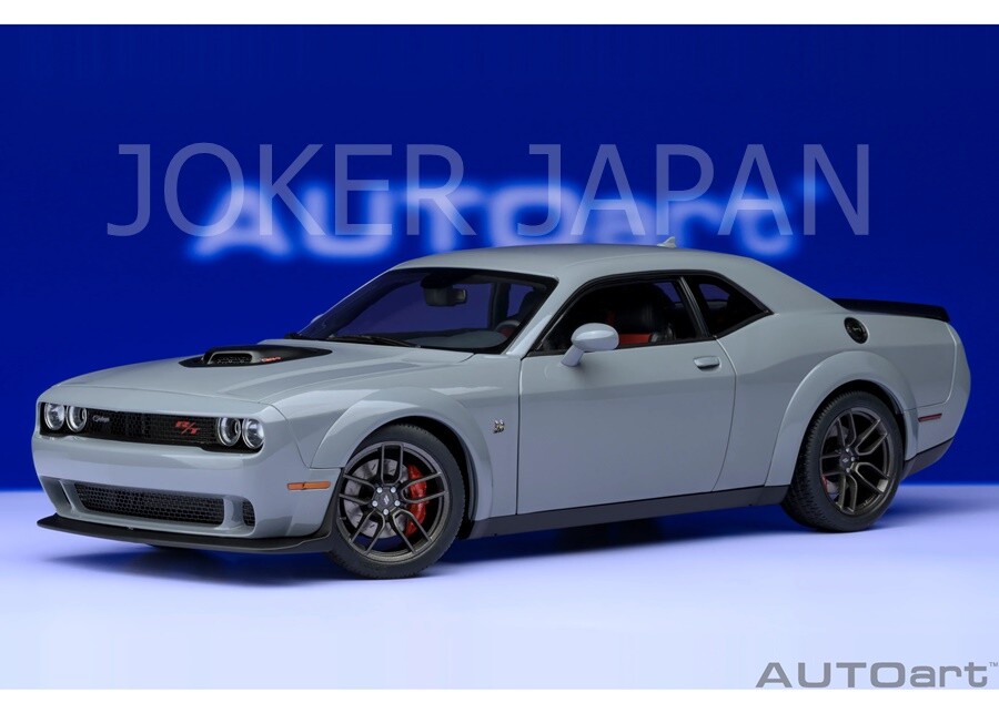 AUTOart Dodge Challenger R/T Scat Pack Widebody 2022 SMOKE SHOW Gray ...