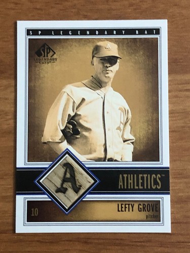 2002 SP Legendary Cuts #B-LGR Lefty Grove Game Bat | eBay