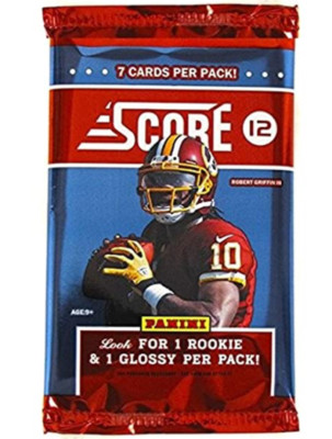 2012 Score Football Hobby Pack NEW & Factory Sealed - Russell Wilson ...