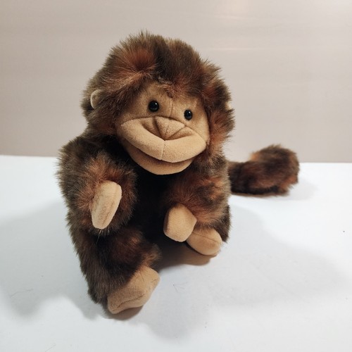 Folkmanis Monkey Hand Puppet Plush Realist 10" Moveable Hands and Mouth ...
