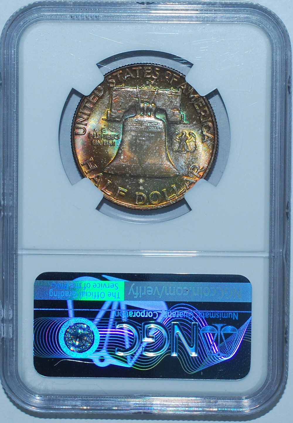 1958 D NGC MS67+☆FBL Full Bell Lines Franklin Half Dollar Tied For ...