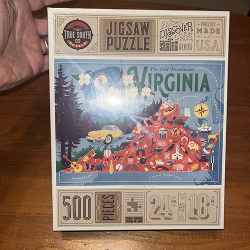 NEW True South Discover the States Series Virginia 500 Piece Jigsaw ...