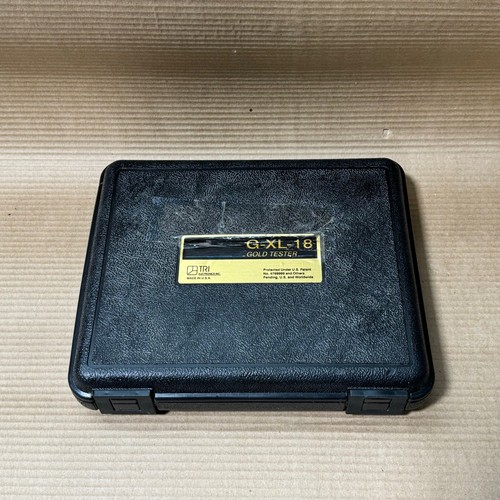 TRI ELECTRONICS G-XL-18 DIGITAL GOLD TESTER W/ CASE MISSING PINK PEARL ...