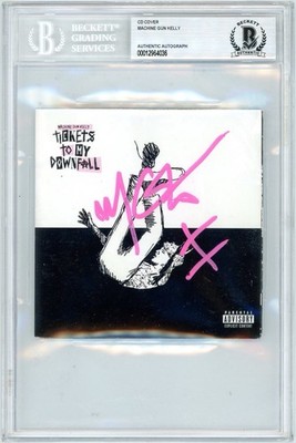 MGK Signed Tickets To My Downfall CD Cover/Booklet BGS Beckett ...