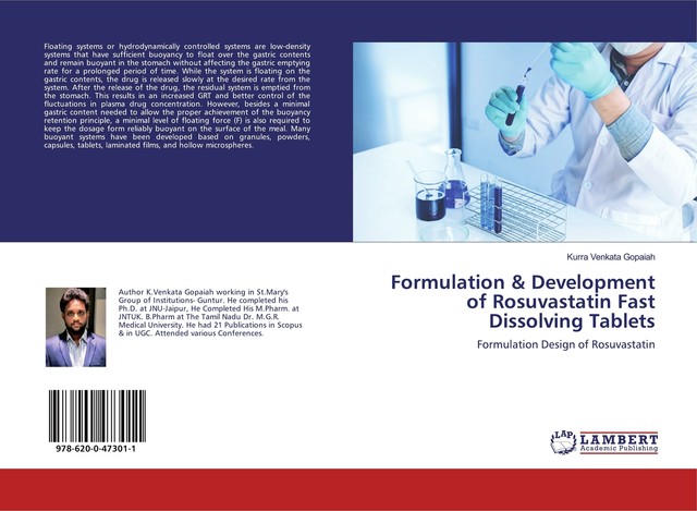 Formulation & Development of Rosuvastatin Fast Dissolving Tablets von Kurra Venkata Gopaiah ...