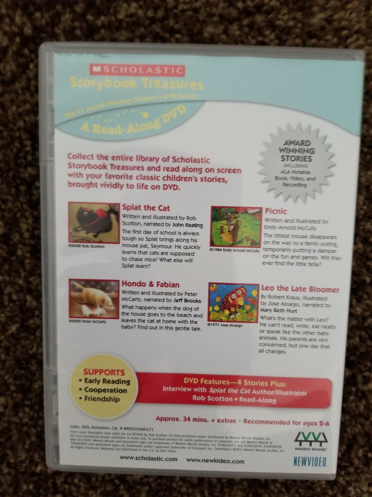 "SPLAT the CAT" Collection (Set of 6 books & DVD) **GOOD CONDITION ...