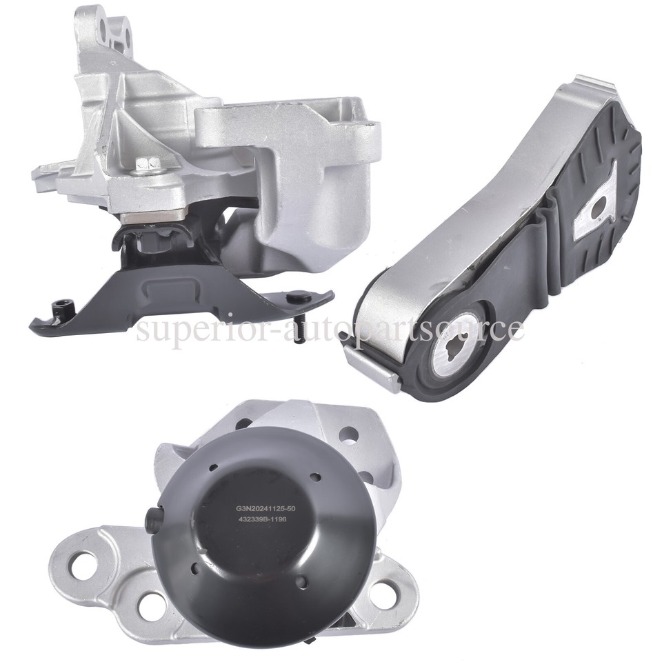 Set of 3 Engine Motor & Transmission Mounts for Ford Explorer 2016-2019 ...