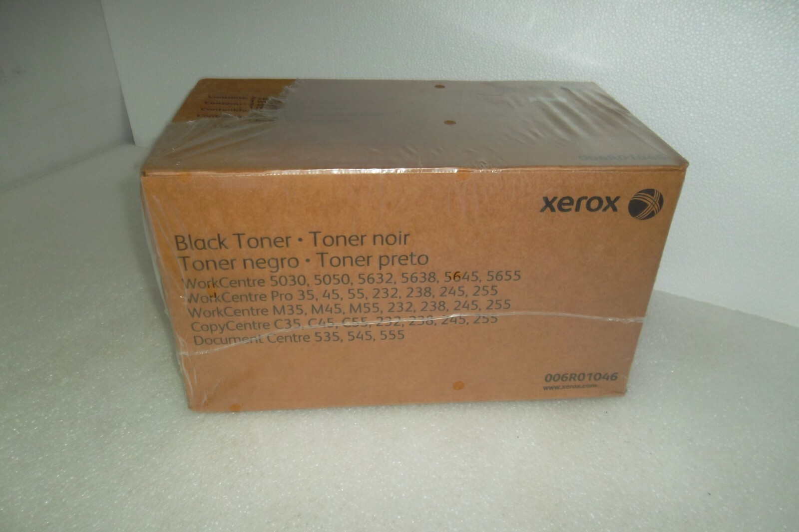 006r01046 Genuine Xerox 6r1046 Black Toner 2 Cartridges 1 Waste Bottle ...