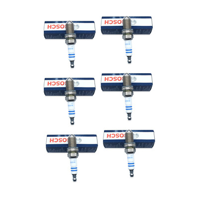 6-Pieces Bosch Platinum Spark Plugs Platinum+4 4-Prong 4417 FGR7DQP | eBay