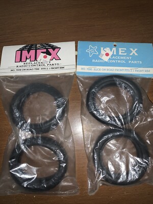 IMEX Rc Front Tires For 2.1 Wheels. No.7598 & 7550 On Road & Slicks | eBay