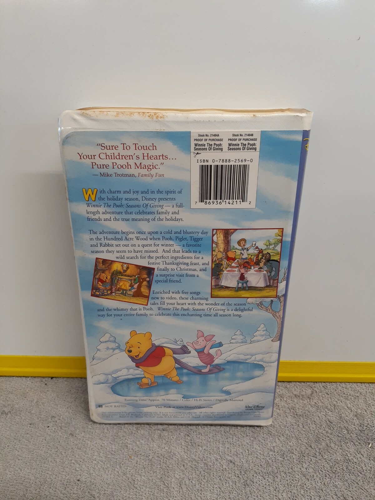 Winnie the Pooh - Seasons of Giving (VHS, Clam Shell) Walt Disney ...