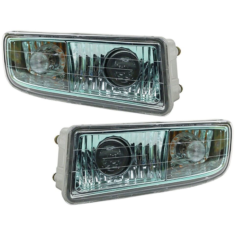 1Pair Front Bumper Fog Lights for Toyota Lexus LX470 Land Cruiser 100 ...