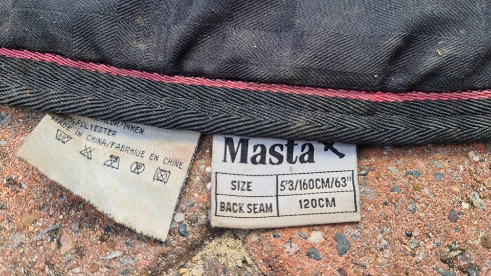 5'3 Masta Black And Pink Stable Rug | eBay UK