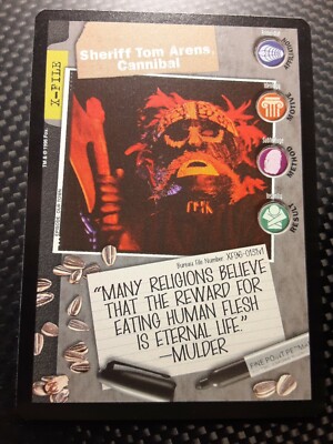 USPC The X-Files CCG - Premiere - Case Card #131 - SHERIFF TOM ARENS ...