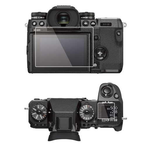 2 Sets LCD Screen Protector-Fujifilm X‑H1 Monitor&Top Control Panel ...