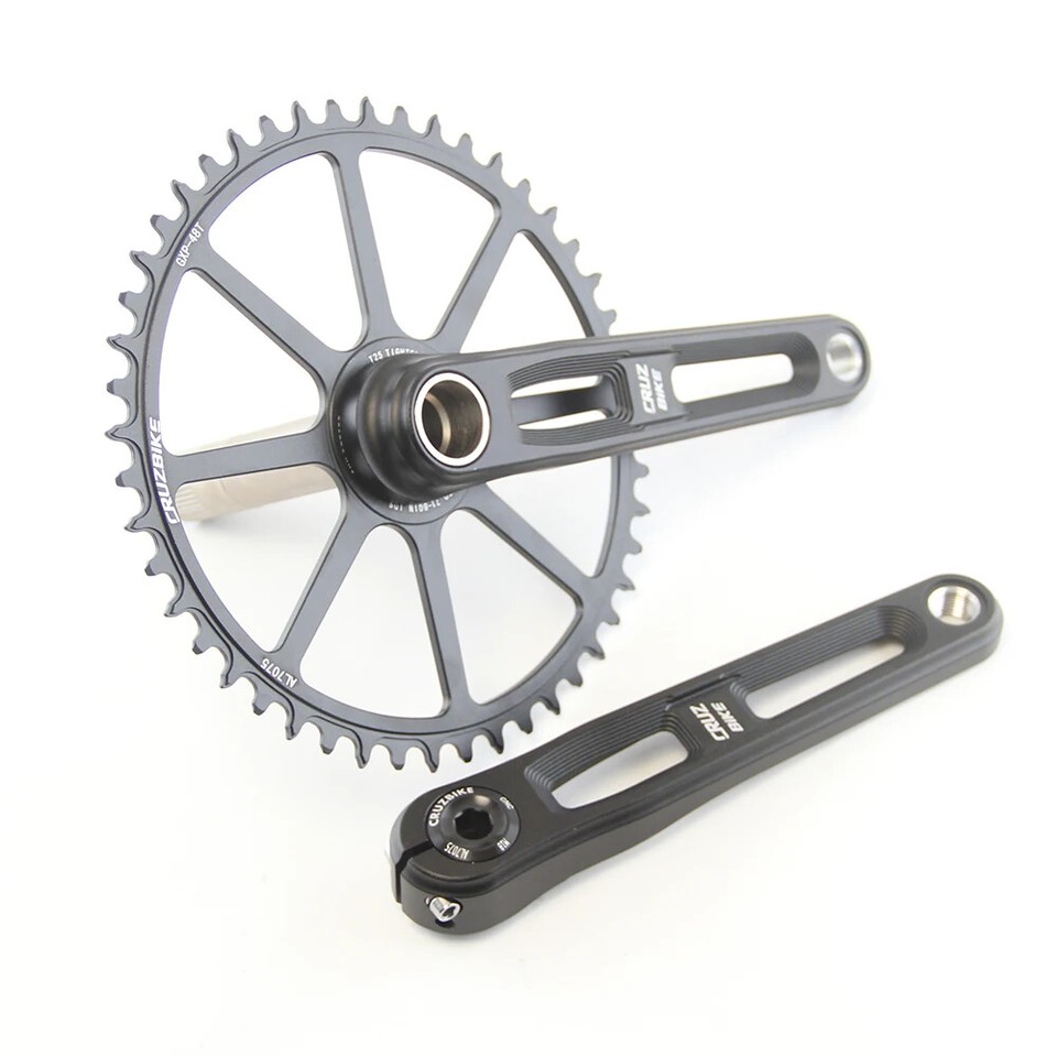 Folding Bike Crankset Ultralight 155/160/165/170/175mm Hollow Tech ...