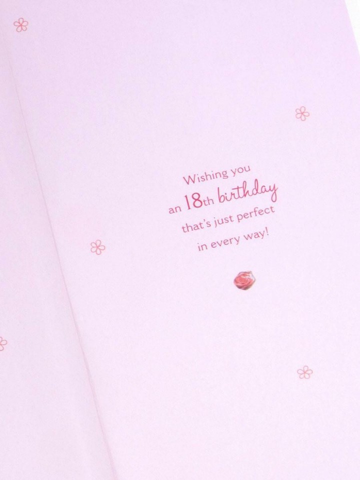 Pretty Girl 18th Birthday - Female Luxery Birthday New Age 18 Greeting ...