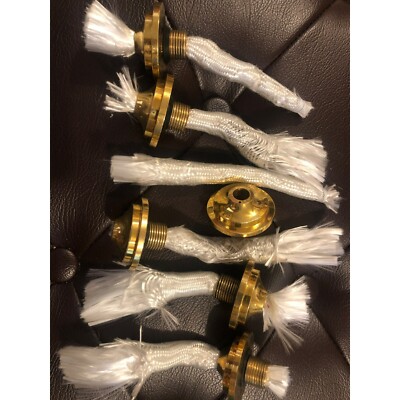 Kerosene Wick Fire Wicks Rope with Brass Tiki Torch Set of 6 Lantern ...