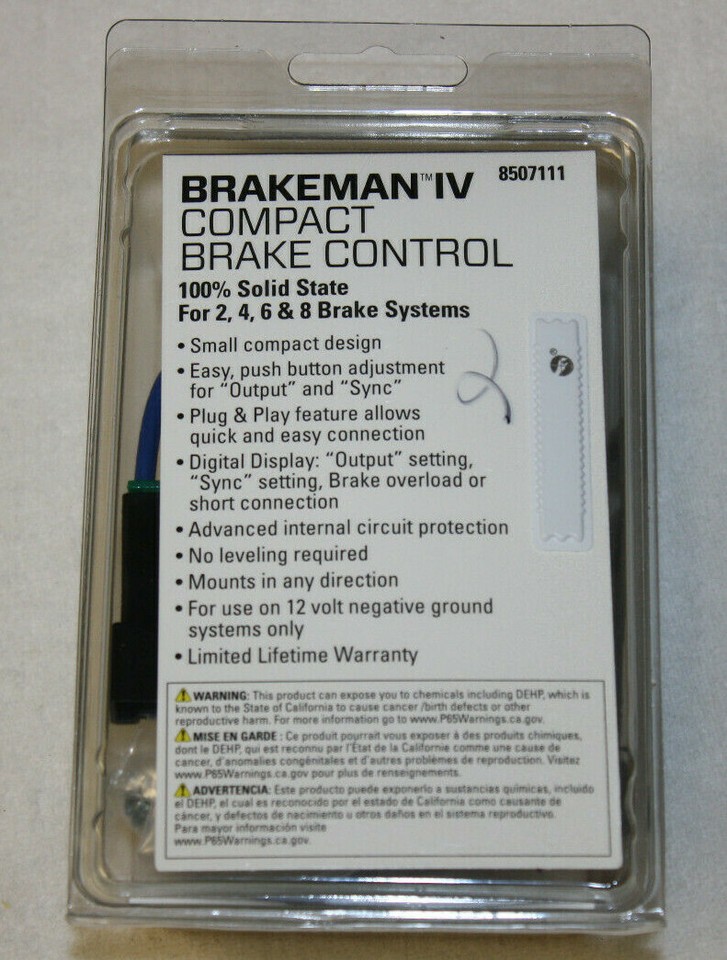 Reese Towpower 8507111 Safe Compact Brakeman IV Digital Adjustable ...