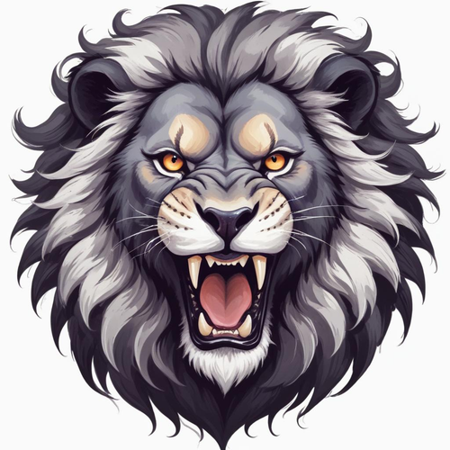 30 Custom Black Spirit Lion Personalized Address Labels | eBay